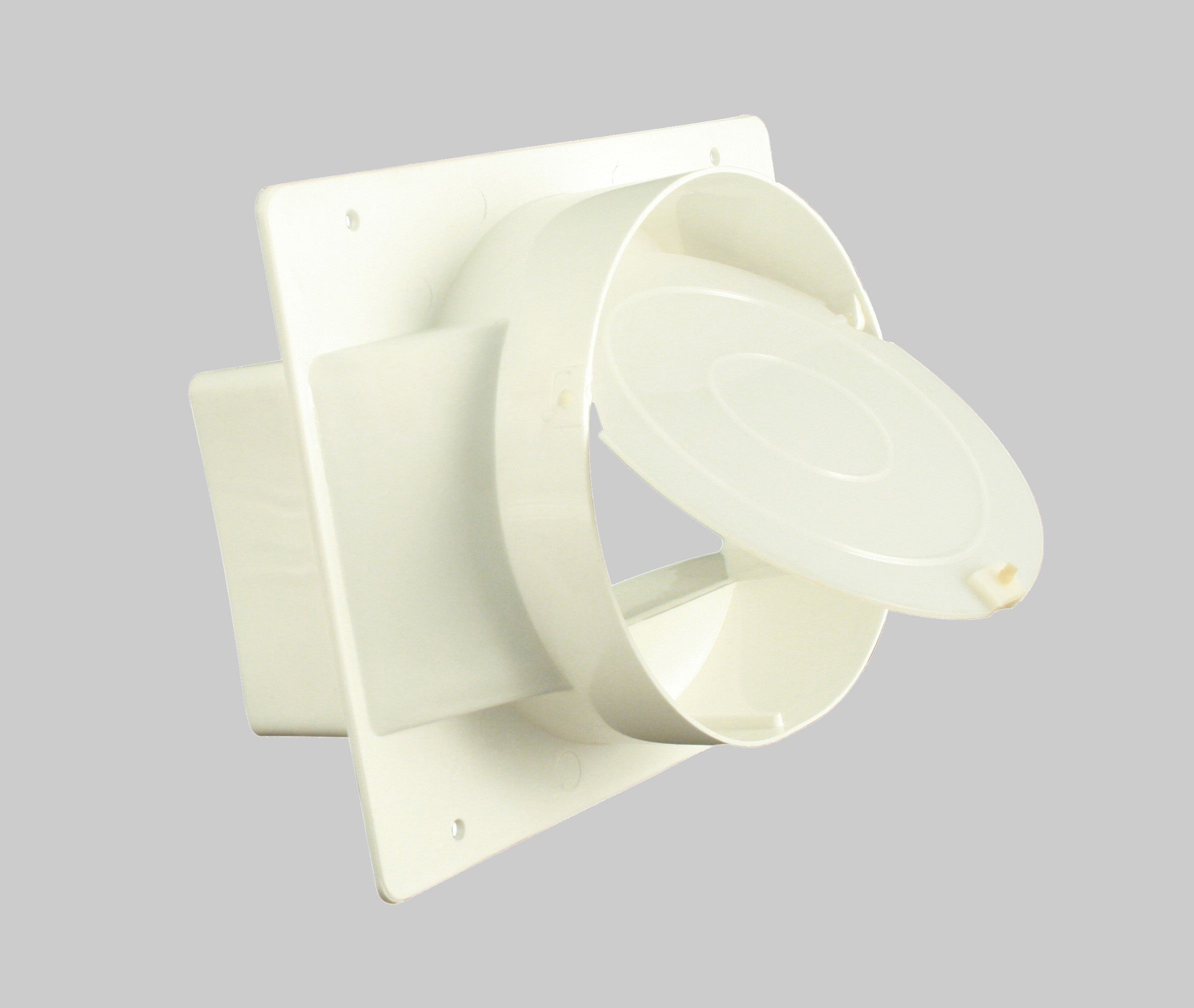 Adapter (round/square), with backflow flap — Marley Deutschland GmbH