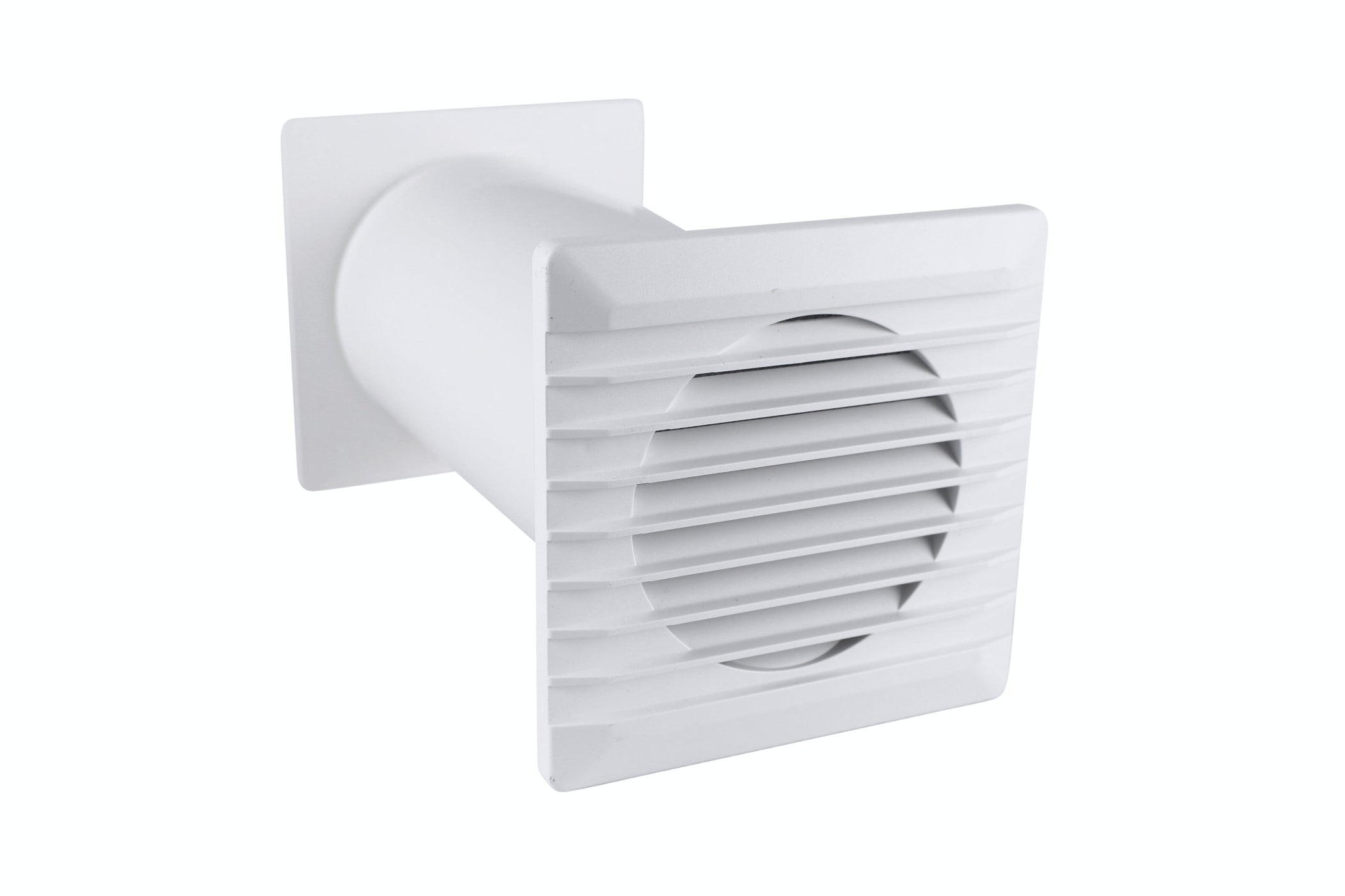 Telescopic duct (up to 480 mm) with internal, automatic backflow flap ...