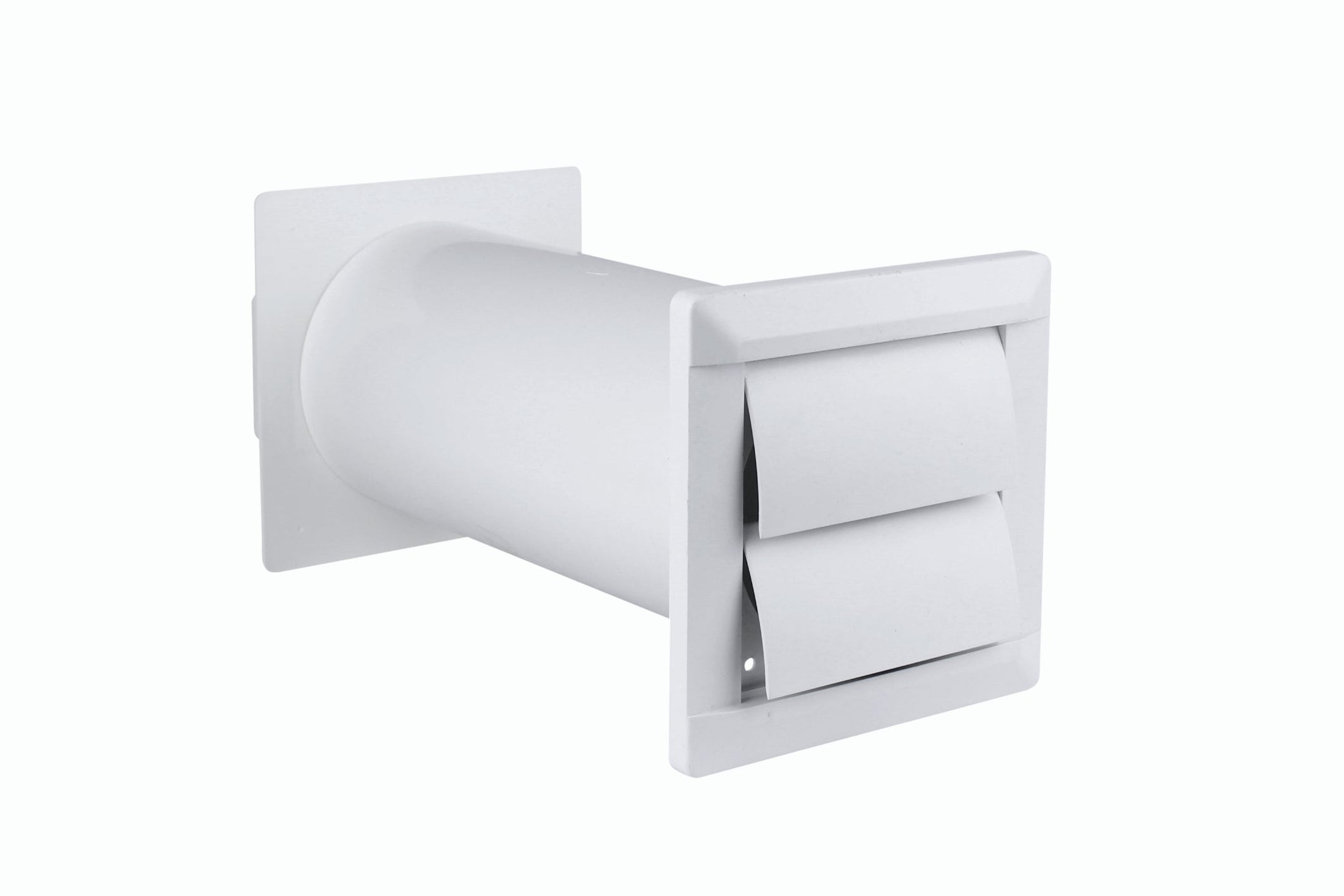 Telescopic duct (up to 480 mm) with automatic closing flap — Marley ...