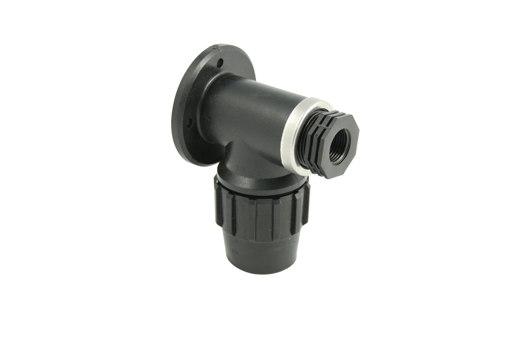 Wandscheibe für PE-HD-Rohr mit Reduziernippel 1" AG x 1/2" IG — Marley Deutschland GmbH